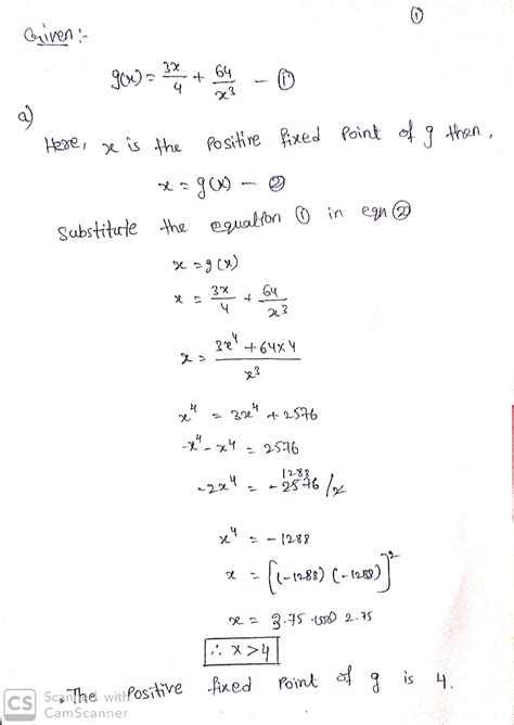 Solved Numerical Analysis I Have Finished Question A And Chegg Com