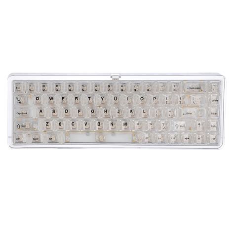Everglide Sk68 Acrylic Translucent Keyboard Everglidekeyboard