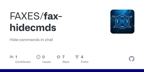 GitHub FAXES Fax Hidecmds Hide Commands In Chat