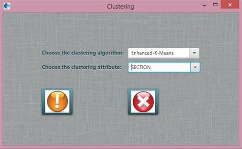 Configuration Of The Clustering Parameters Download Scientific Diagram