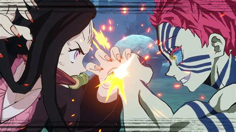 Nezuko Vs Akaza Demon Slayer Kimetsu No Yaiba Ep45 Youtube