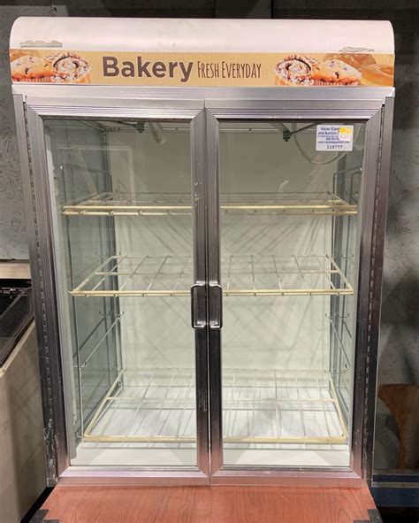42 Dry Countertop Donut Bagel Pastry Bakery Display Case Led Lighting 118v Vision Equipment