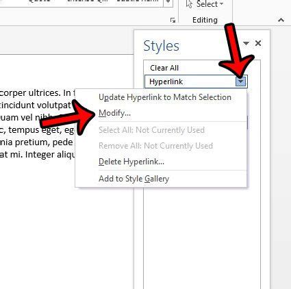 How To Remove The Underline From A Hyperlink In Word 2013 Techbase