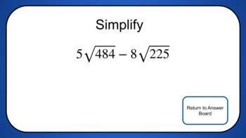 Square Root Addition And Subtraction By Pi R Scared TPT