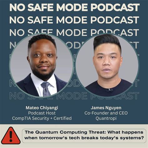 Quantumcomputing Cybersecurity Encryption Digitaltrust Techpodcast