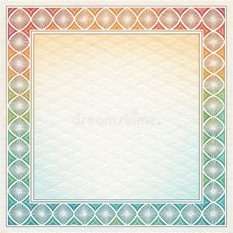 Gradient Mesh Border Paper Texture Smooth Color Transitions Stock Illustration Illustration Of