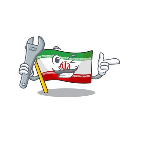 نقاشی پرچم ایران ساده و زیبا برای رنگ آمیزی کودکان