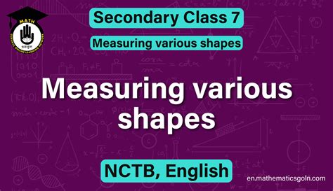Measuring Various Shapes Mathematics Gurukul Goln English