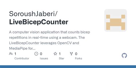 Github Soroushjaberilivebicepcounter A Computer Vision Application That Counts Bicep