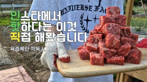 육즙팡팡 깍둑소고기 인스타에서 핫하다는 이것 직접 해봤습니다 Youtube