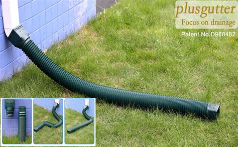 Plusgutter 2 Pack Rain Gutter Downspout Extensions