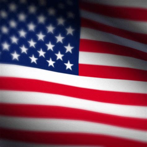 Animated  American Flag Waving Clipart