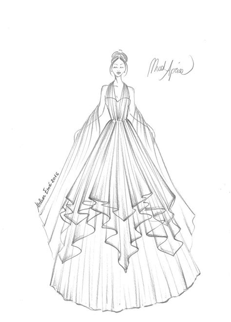 Wedding Dress Sketch Gallery Artofit