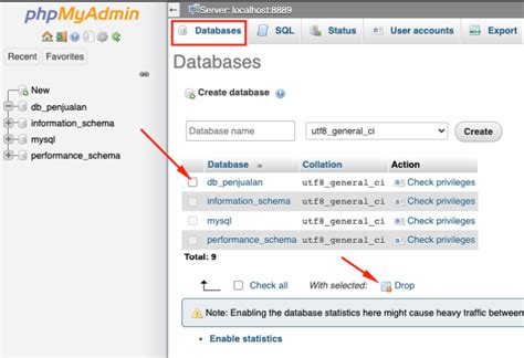 Cara Menghapus Database Di Phpmyadmin Terlengkap Rumahweb