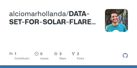 github alciomarhollanda data set for solar flare prediction