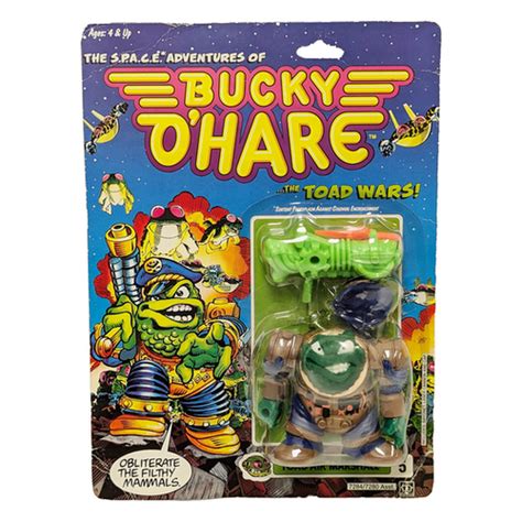Vintage 1990 Hasbro Bucky Ohare Toad Marshall Figure Decades Of Cool
