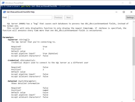 Getting Sqlservers Last Known Good Dbcc Checkdb With Powershell And