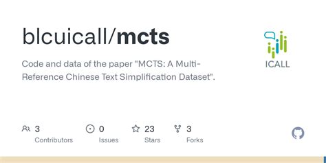 Github Blcuicallmcts Code And Data Of The Paper Mcts A Multi