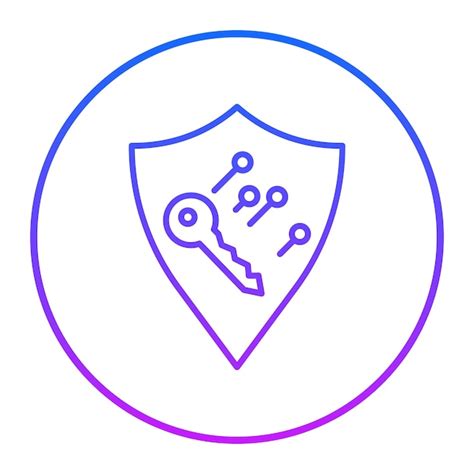 Premium Vector Key Encryption Vector Illustration