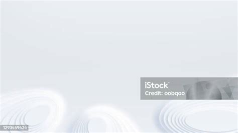 인포그래픽 그래픽 디자인 웹을 위한 그림자가 있는 둥근 흰색 배너 미래 지향적인 기술 디자인 추상 적인 파라메트릭 내부 공백이 열린 3d 일러스트 레이션 모형 흰색 원형