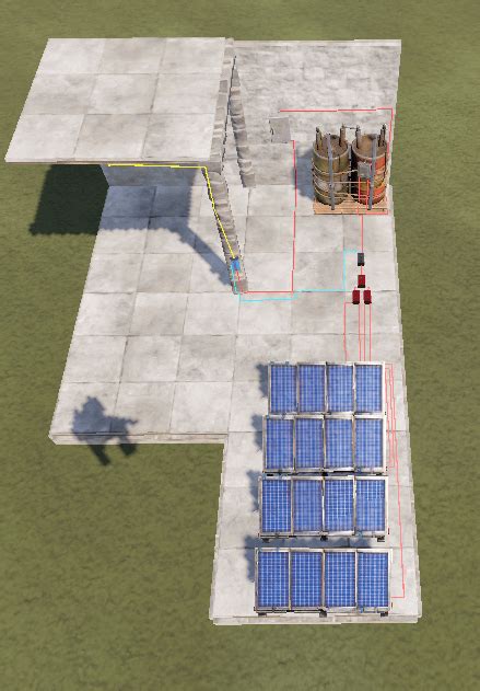 simple automated lights utilizing solar power r playrust