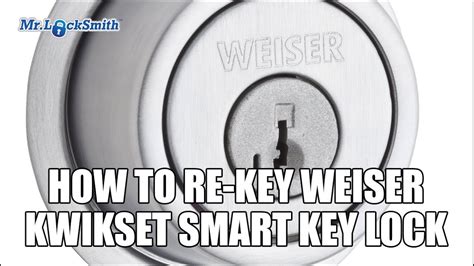 How To Rekey Weiser Kwikset Smart Key Lock Mr Locksmith Calgary Mr Locksmith Calgary