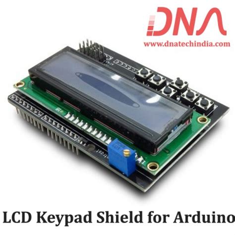 Buy Online Alphanumeric LCD Keypad Shield For Arduino From DNA Technology At Low Cost In India
