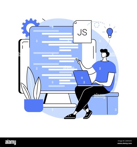 Javascript Abstract Concept Vector Illustration Stock Vector Image