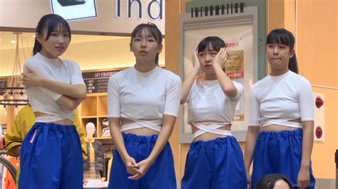 【youtube紹介】jcとjkのダンスユニット ショッピングモールでダンス披露も乳首ポチッちゃう Jk好きな鳥系pantuber