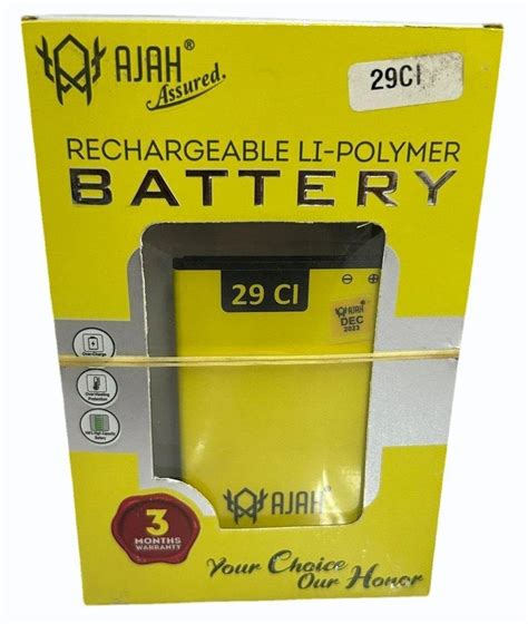 4000 Mah Ajah 29 Ci Rechargeable Li Polymer Mobile Battery At Rs 300 In Vasai Virar