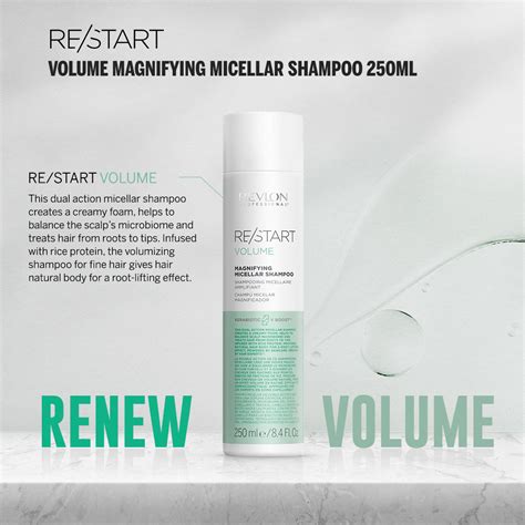 Revlon Professional Re Start Volume Magnifying Micellar Shampoo 250ml New Summit Colors