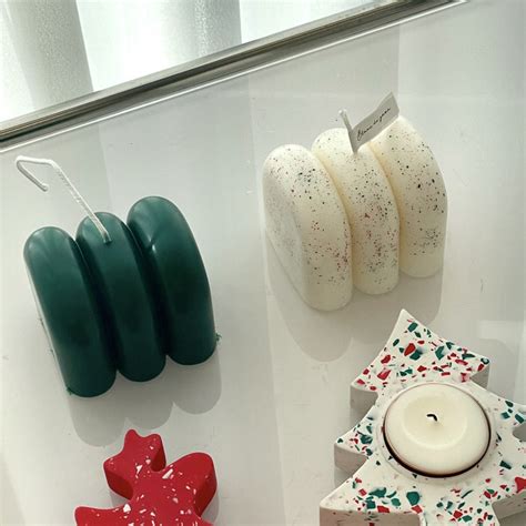 오브제캔들 겨울소품 크리스마스 기념일선물 아이디어스