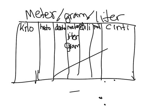 Meterlitergram Math Elementary Math 5th Grade Math Metric System