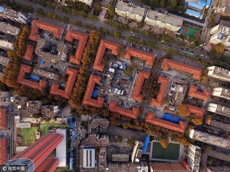 航拍鄭州國棉廠家屬樓 蘇式建築已投用半世紀 壹讀