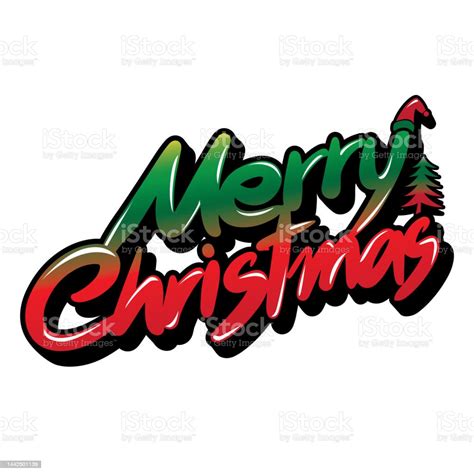 무료 필기 문자 텍스트 메리 크리스마스 벡터 일러스트 레이 터 디자인에 대한 스톡 벡터 아트 및 기타 이미지 디자인 문자 벡터 Istock
