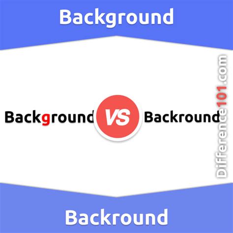 Background Vs Backround 3 Key Differences Pros And Cons Similarities