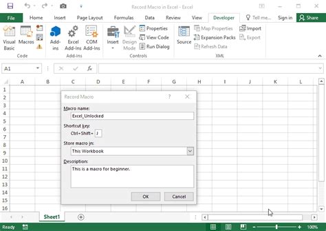 Start Automation Record A Macro In Excel Excel Unlocked