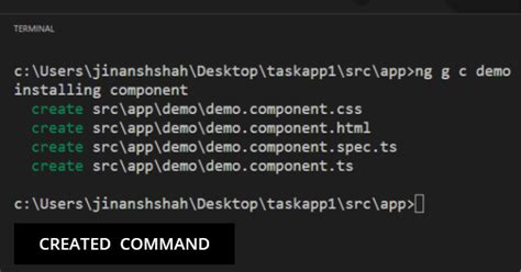 How To Generate Component In Angular 6
