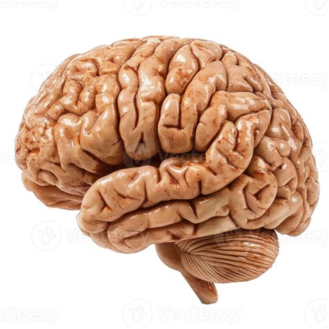 Detailed Anatomical Representation Of A Human Brain Showcasing Its Complex Structure And Unique