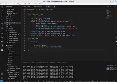 Discover Freertos On An Esp32 With Platformio