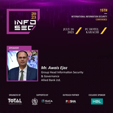 Total Communications On Linkedin Informationsecurity Conference2023 Infosec Datasecurity