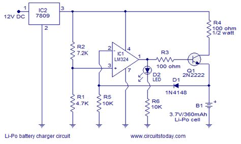 Portable Charger Circuit Diagram