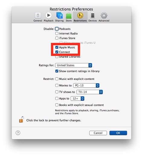 How To Disable Connect Tabs And Apple Music In ITunes