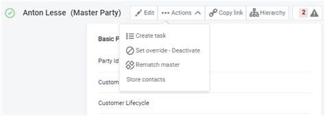 Manual Task Creation Ataccama One