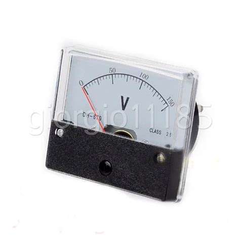 Analog Panel Volt Voltage Meter Voltmeter Gauge Dh 670 0 150v Dc 8 14 Picclick Au