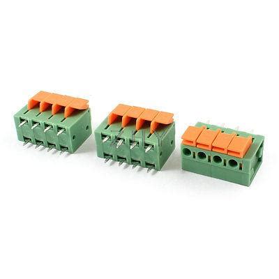 3pcs 5 08mm 4 Positions PCB Mount Screwless Spring Grandado