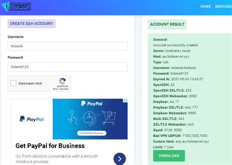 Cara Membuat Akun Ssh Websocket Premium Gratis Hidessh