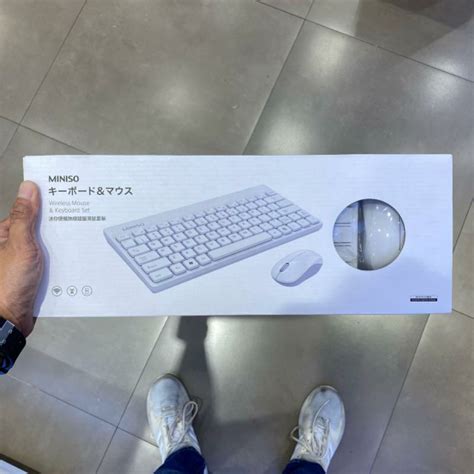 Jual Miniso Wireless Mouse And Keyboard Set Shopee Indonesia