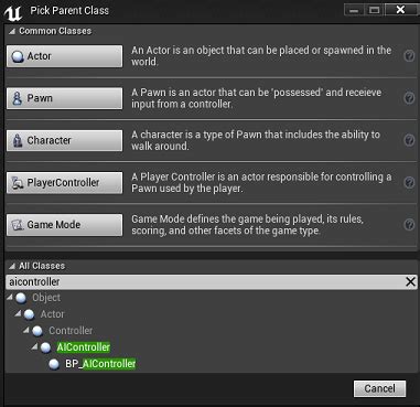 Blueprint Behavior Tree Tutorial Unreal Engine Community Wiki