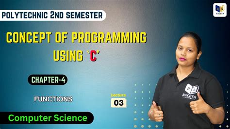 Concept Of Programming Using C Chapter 4 Part 3 Functions